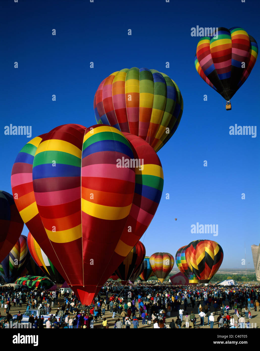Air, Albuquerque, America, Ballooning, Balloons, Baskets, Blue, Color ...