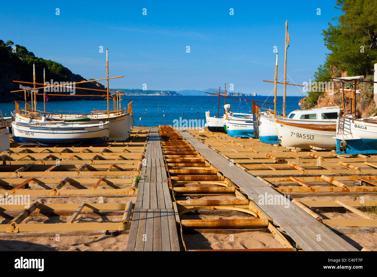 Cala Saturday Riera, Spain, Europe, Catalonia, Costa Brava, sea ...