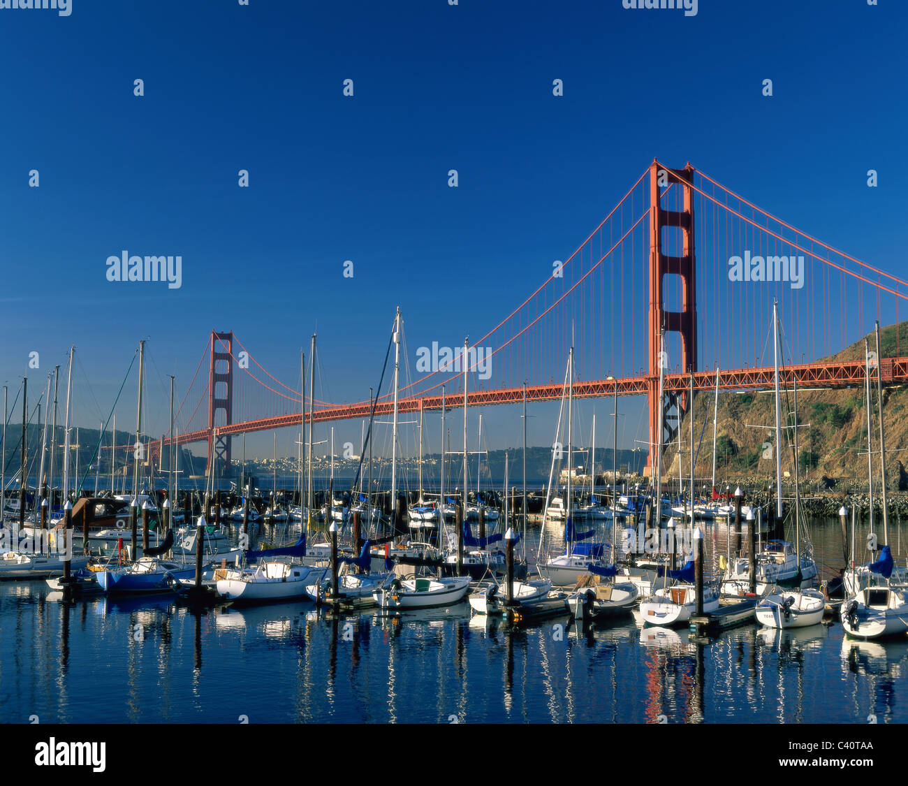 America, Bay, Boats, Bridge, California, Golden gate, Golden gate ...