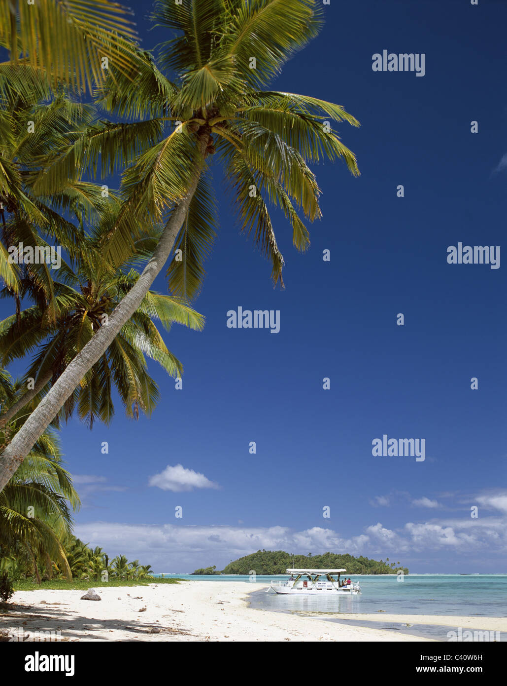 Aitutaki, Atoll, Beach, Cook islands, Holiday, Island, Landmark, Palm ...