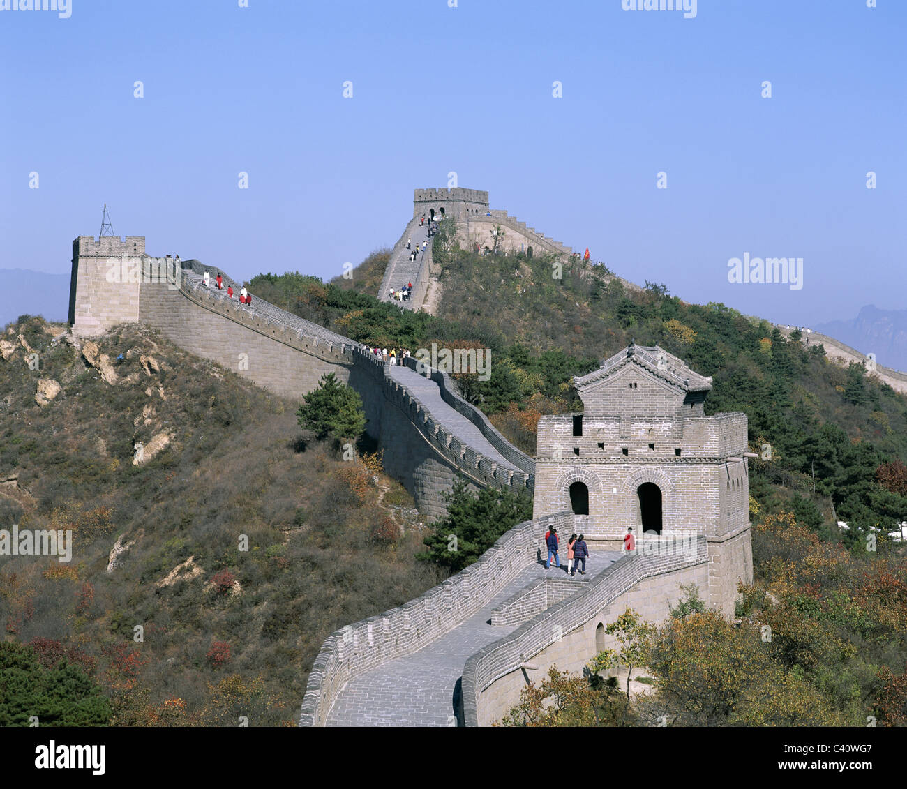 Asia, Badaling, Beijing, Peking, China, Great Wall of China, Great Wall ...