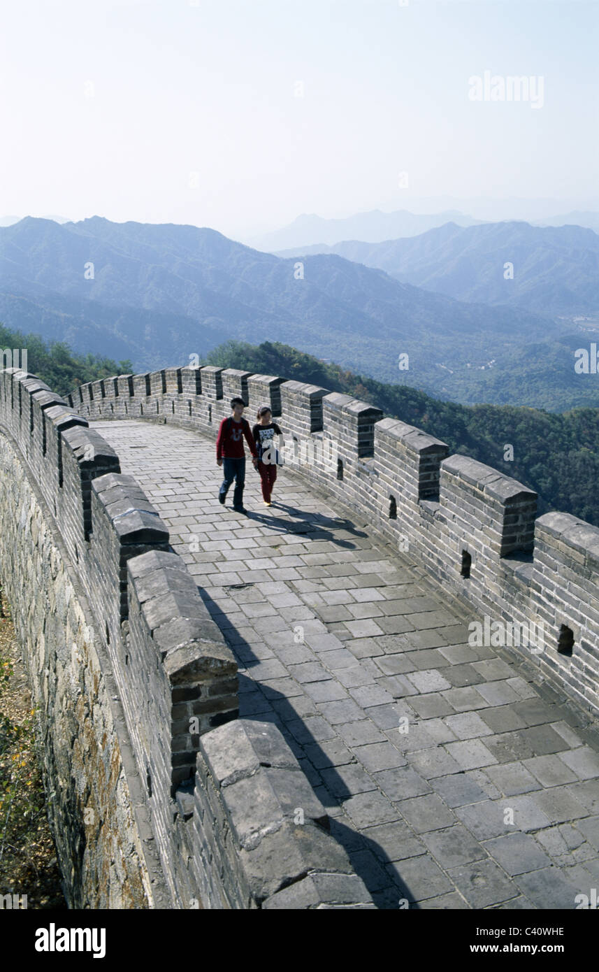 Asia, Beijing, Peking, China, Great Wall of China, Great Wall, Heritage ...