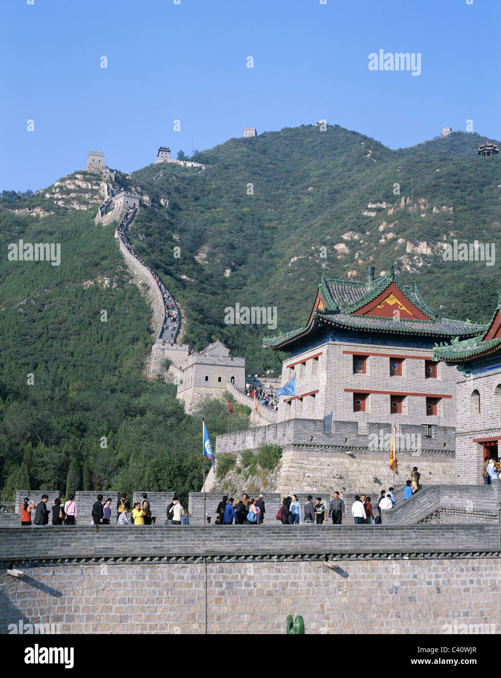 Asia, Beijing, Peking, China, Great Wall of China, Great Wall, Heritage ...