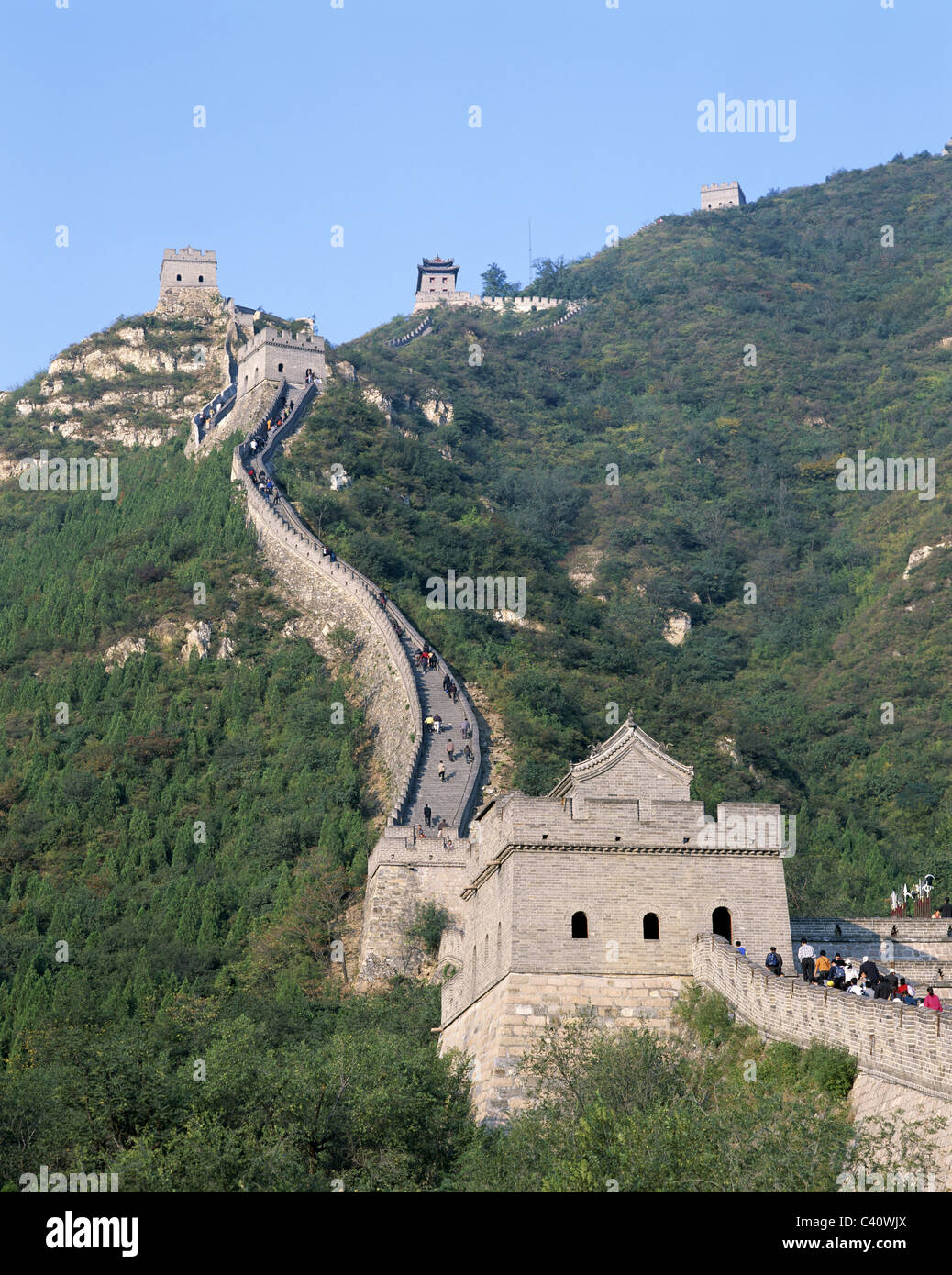 Asia, Beijing, Peking, China, Great Wall of China, Great Wall, Heritage ...