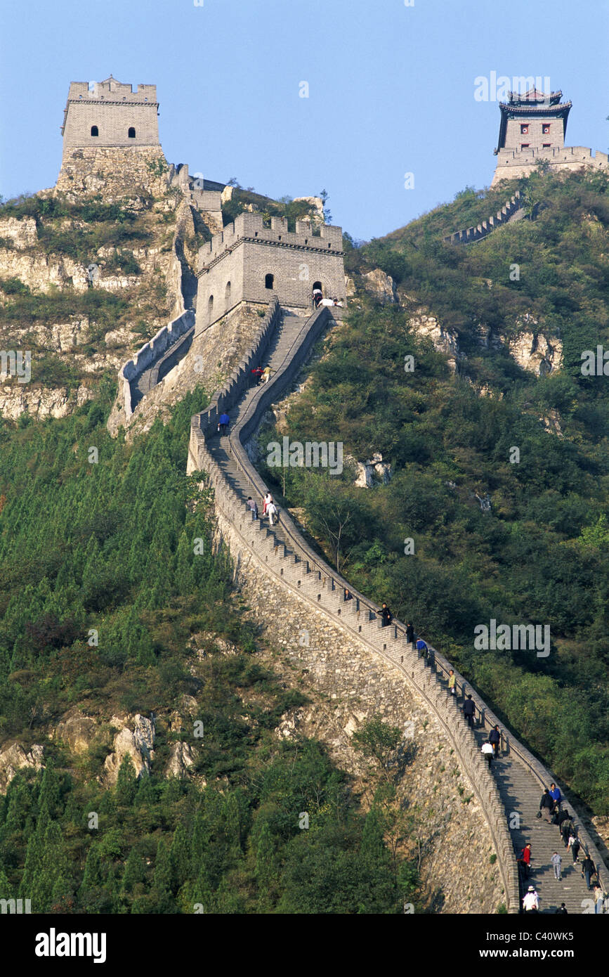 Asia, Beijing, Peking, China, Great Wall of China, Great Wall, Heritage ...