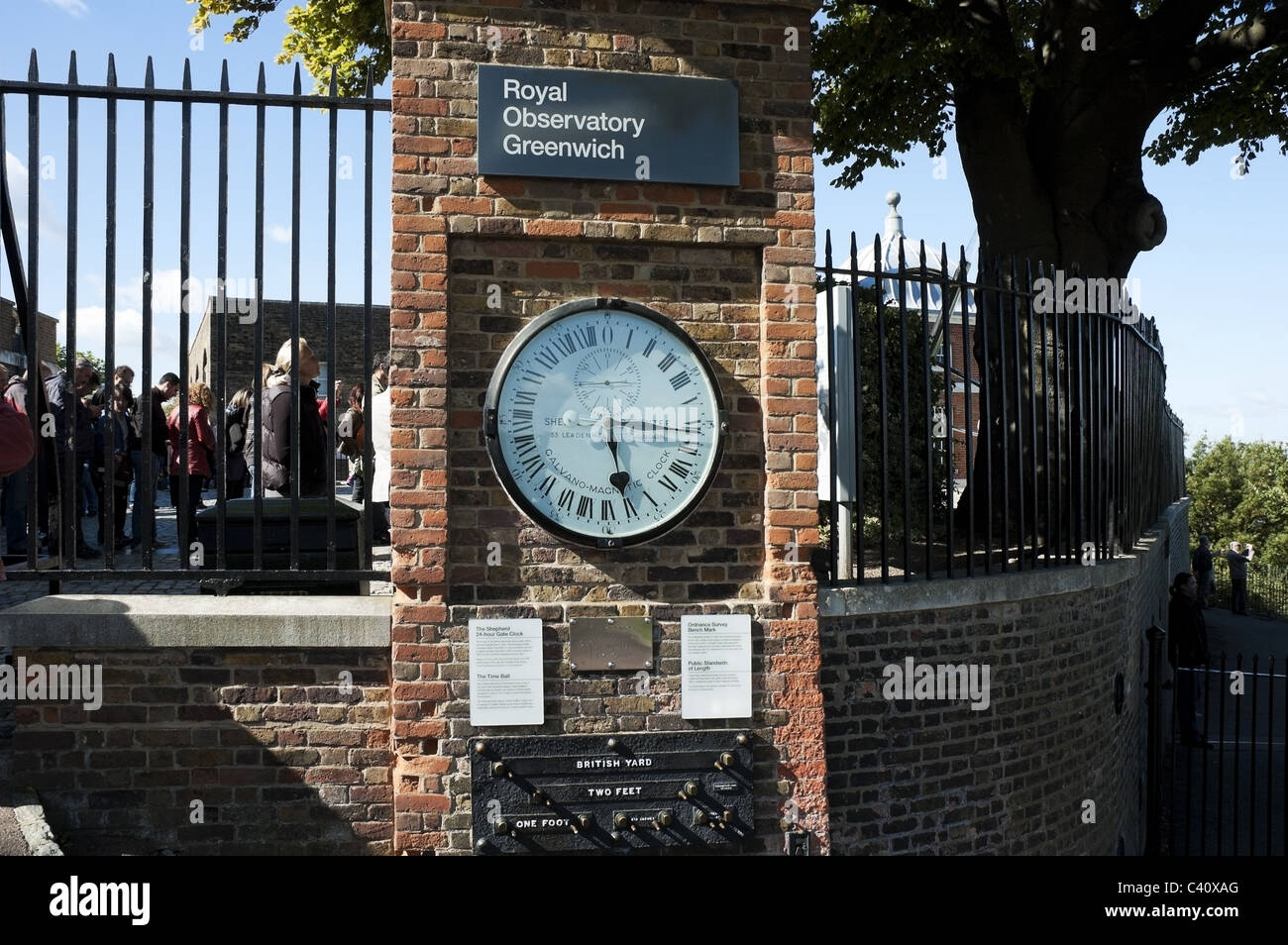 Royal Observatory Greenwich, Shepherd gate magnetic clock and British ...