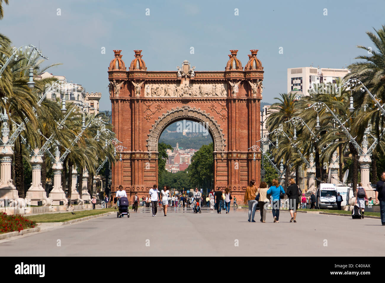 Arch of Triumph, Barcelona Spain Stock Photo - Alamy