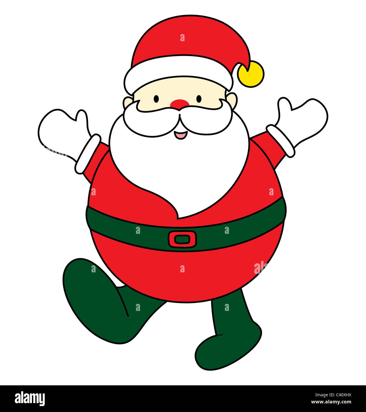 Fat santa Cut Out Stock Images & Pictures - Alamy