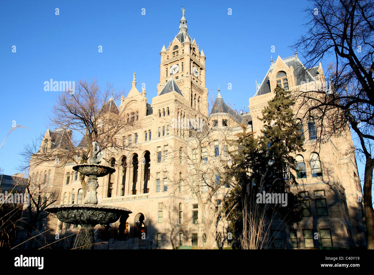 The City and Council Building in Washington Square, formerly the state ...