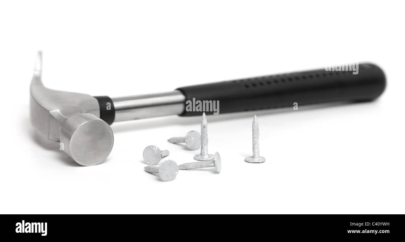 Hammer and nail hi-res stock photography and images - Alamy