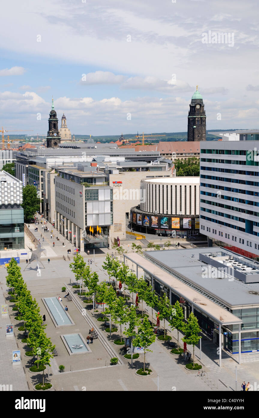 View, views, FRG, federal republic, Germany, Dresden, Europe, Eastern ...