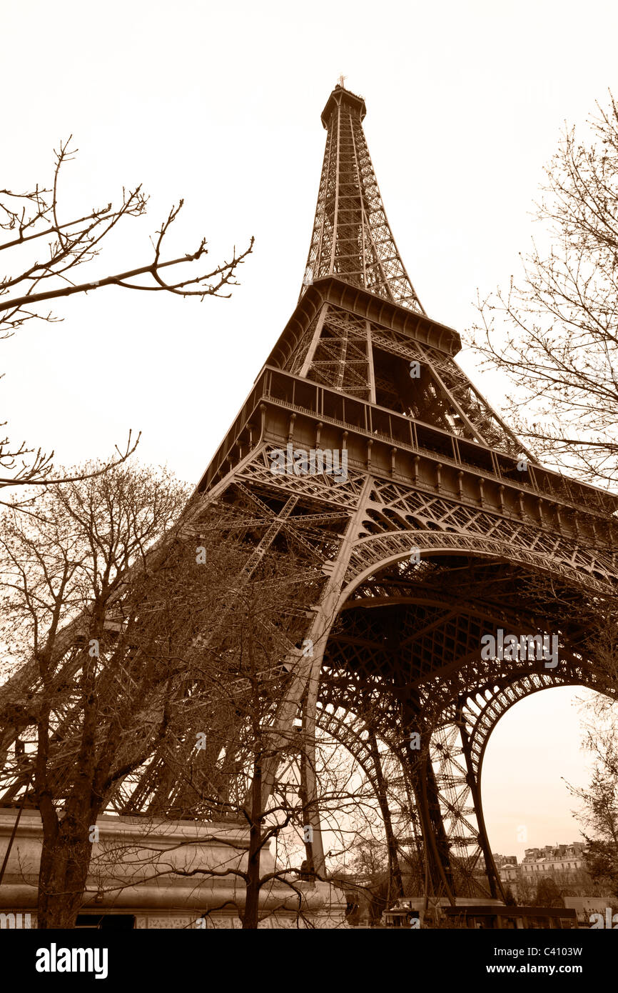 Eiffel Tower up close. Paris, France Stock Photo - Alamy Eiffel Tower up close. Paris, France Stock Photo - Alamy