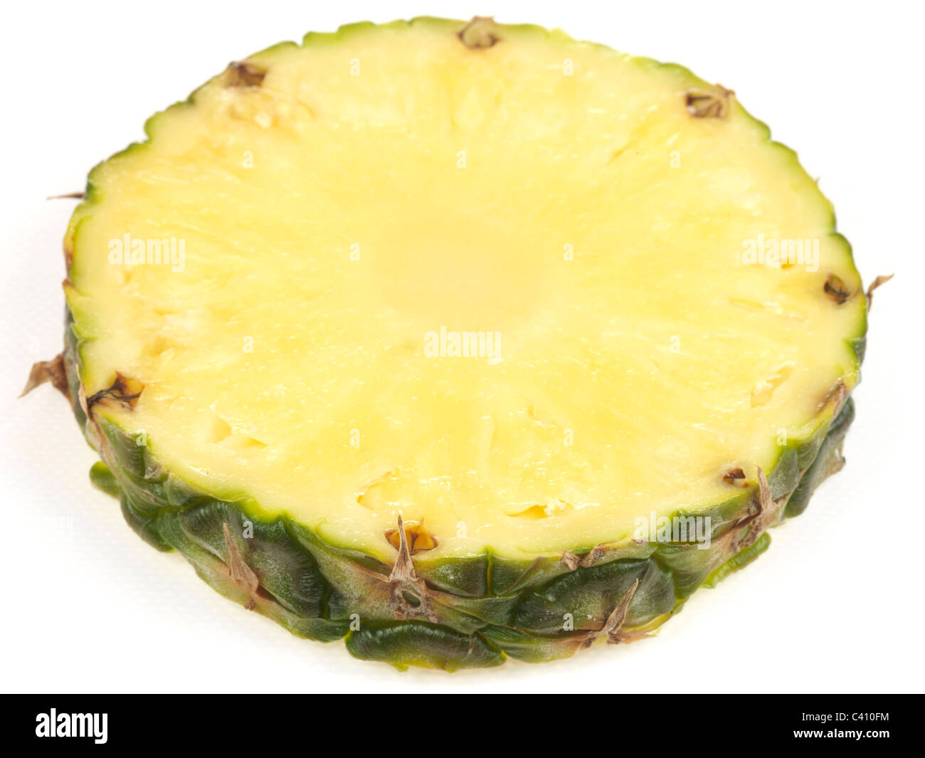 Slice of Pineapple Stock Photo - Alamy