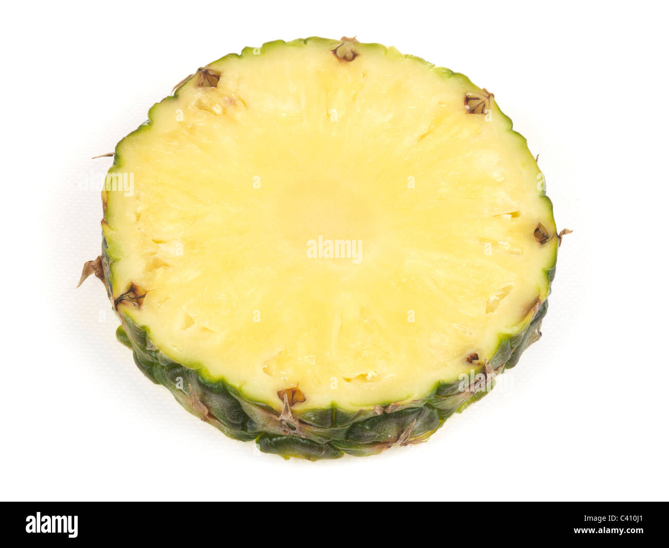Fresh tropical fruit pinapple sliced single hi-res stock photography ...