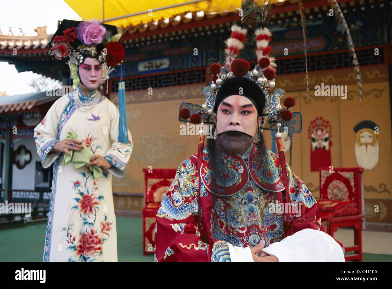 Actors, Asia, Beijing, Peking, China, Chinese opera, Holiday, Landmark ...