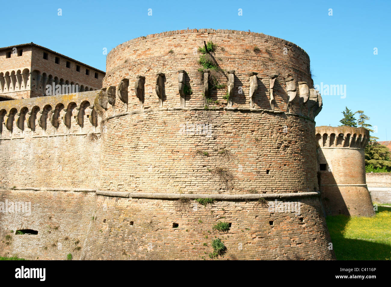 Ravaldino Fortress, also known as Rocca di Caterina Sforza, in Forlì ...