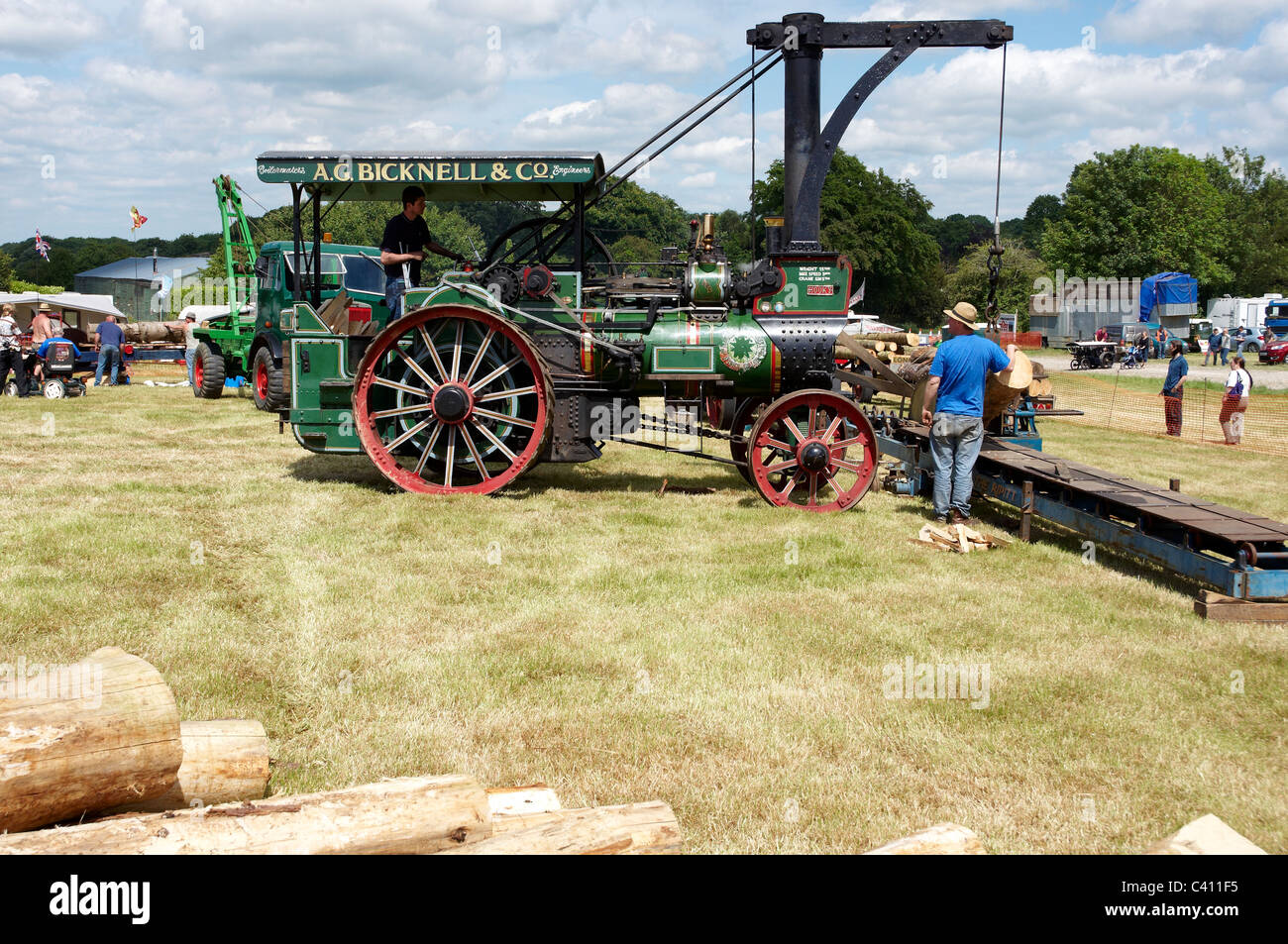 Steam traction engines at the Bill Targett Memorial Steam and Vintage ...