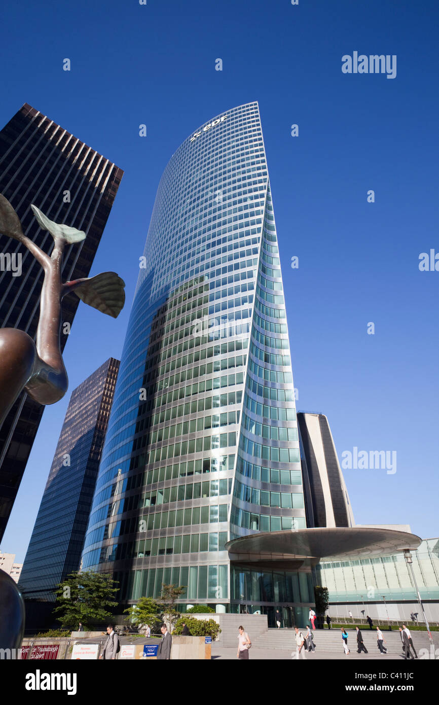 Europe, France, Paris, La Defense, EDF, Modern Architecture ...