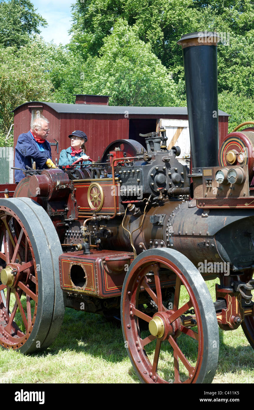 Vintage steam rally traction engine rally hi-res stock photography and ...