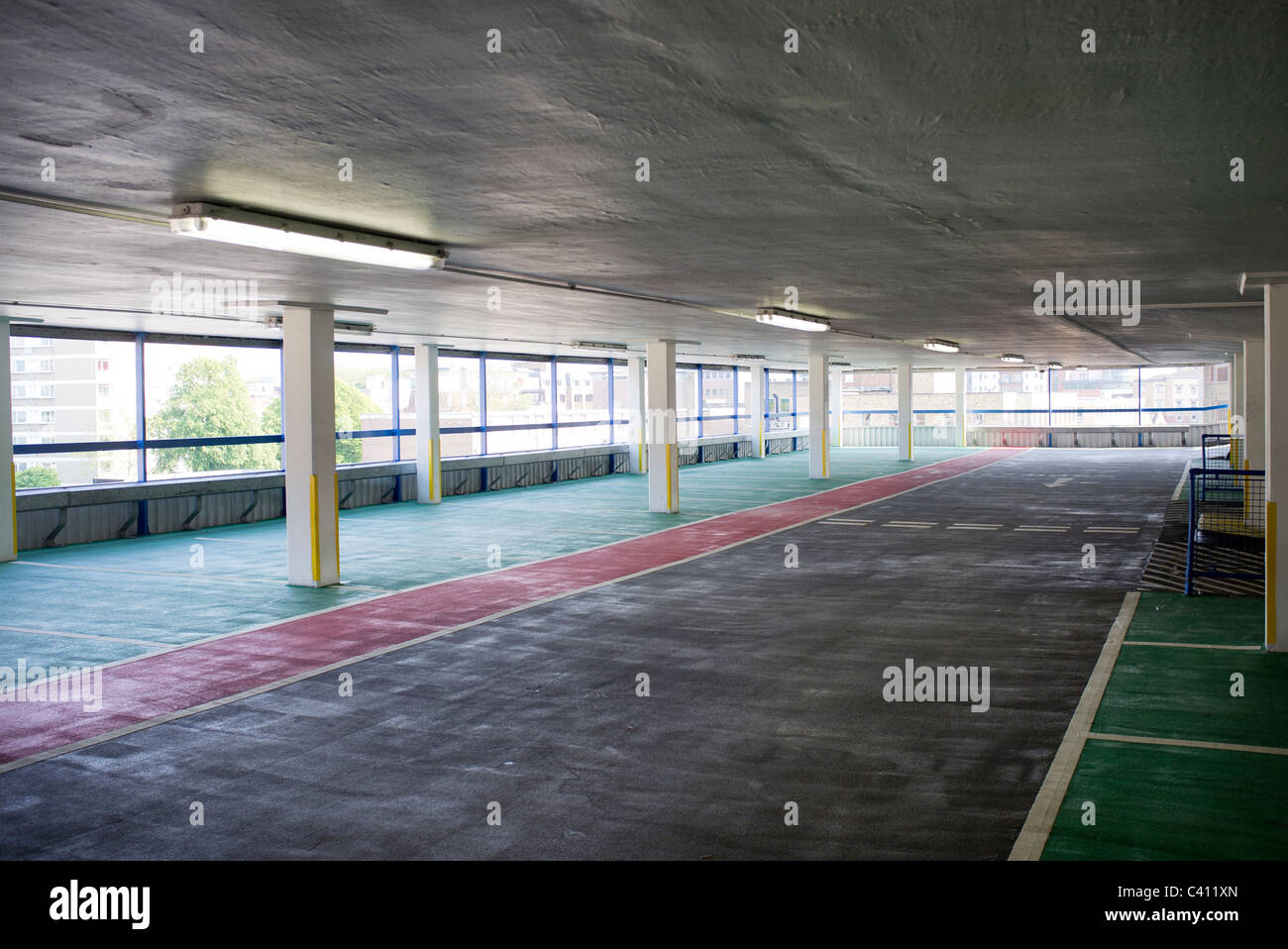Multi storey empty car park hi-res stock photography and images - Alamy