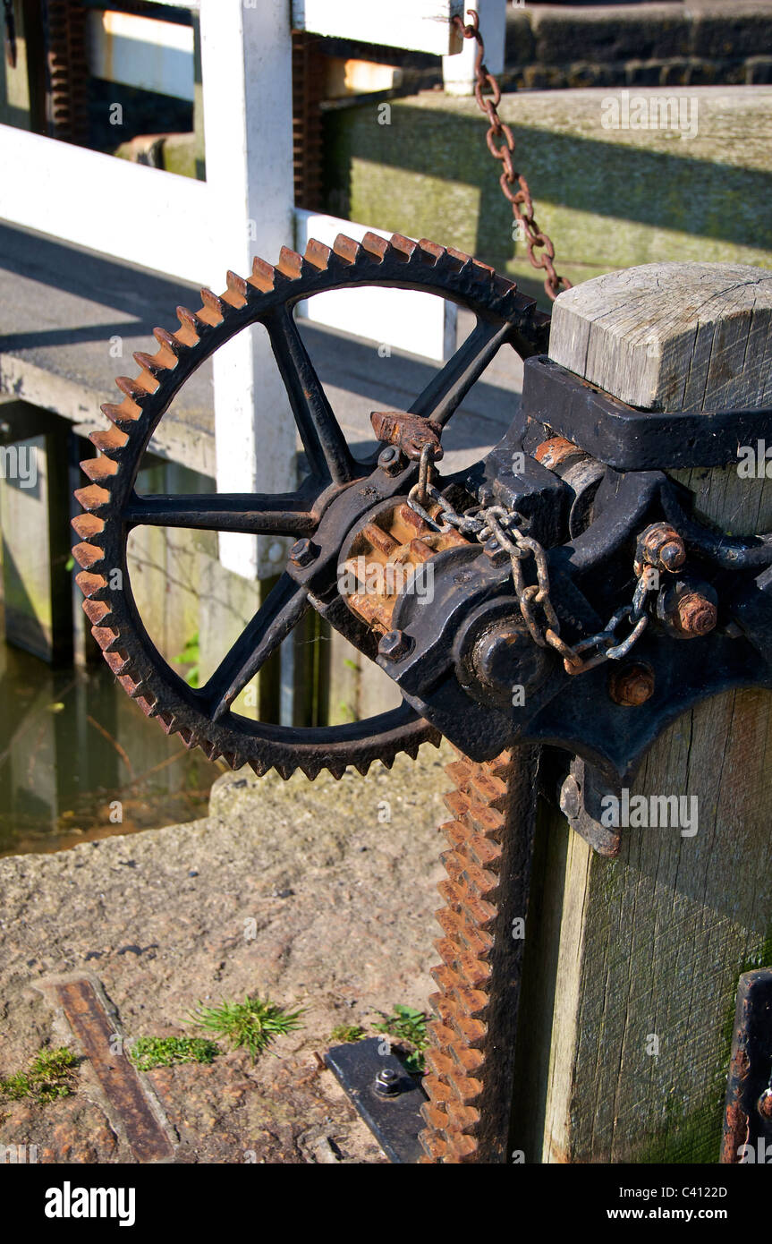 Bude Cornwall UK Canal Sea Lock Sealock Stock Photo - Alamy