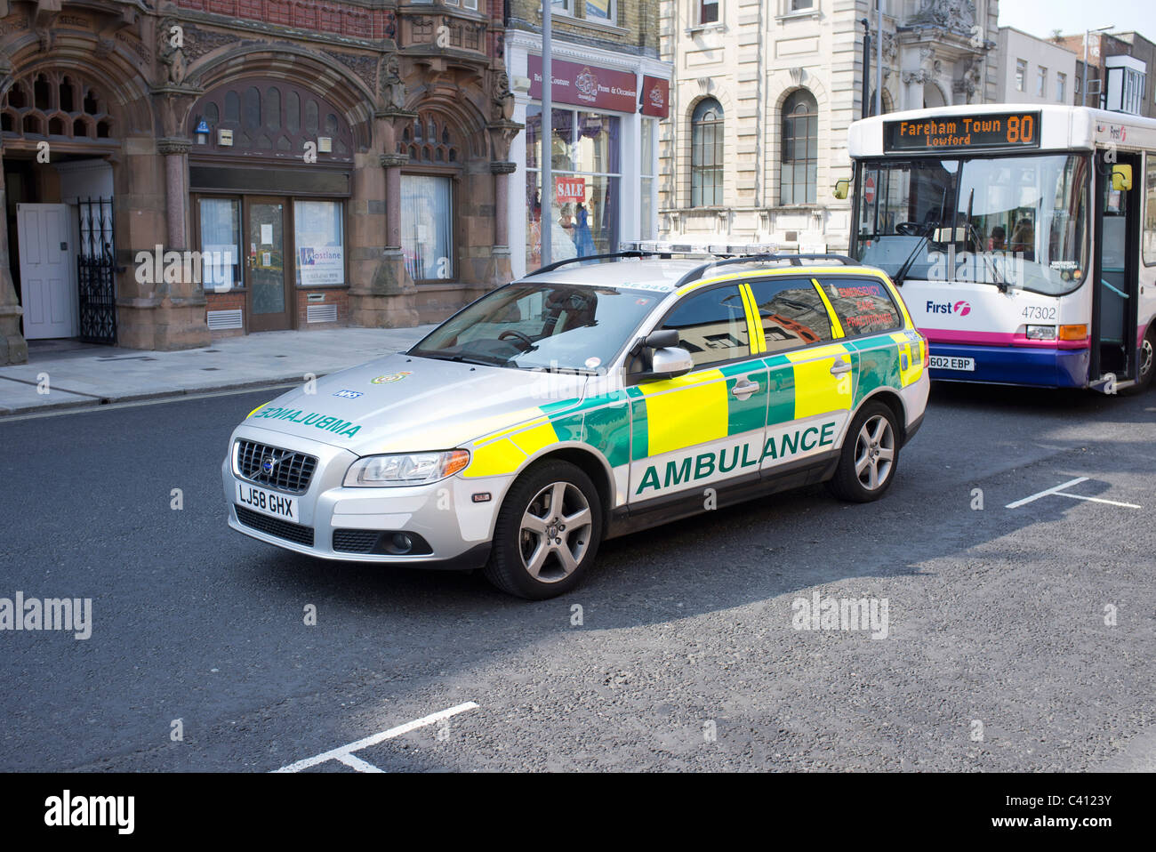 Nhs ambulance volvo hi-res stock photography and images - Alamy