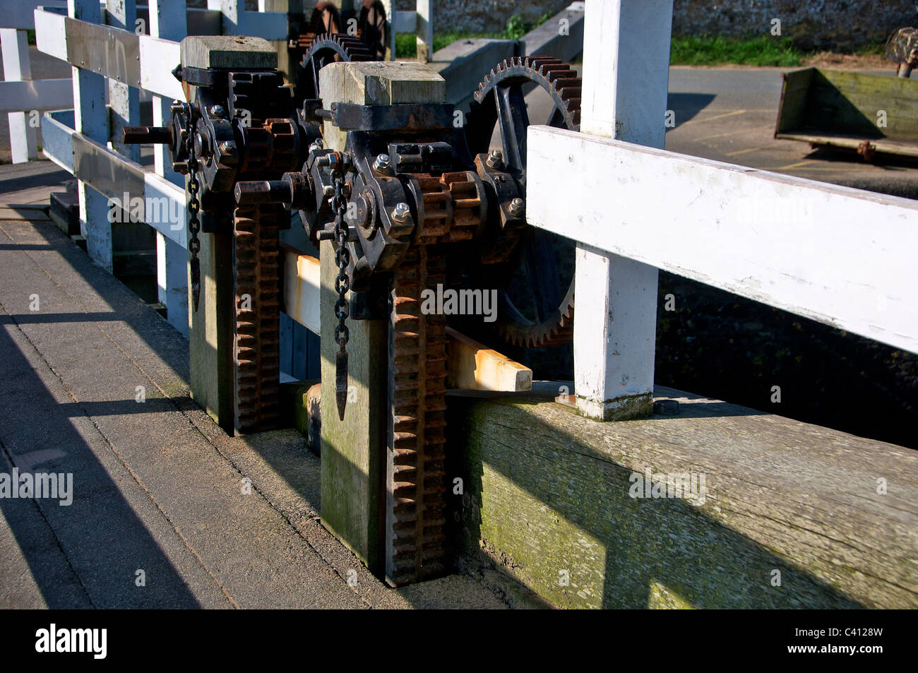 Bude Cornwall UK Canal Sea Lock Sealock Stock Photo - Alamy