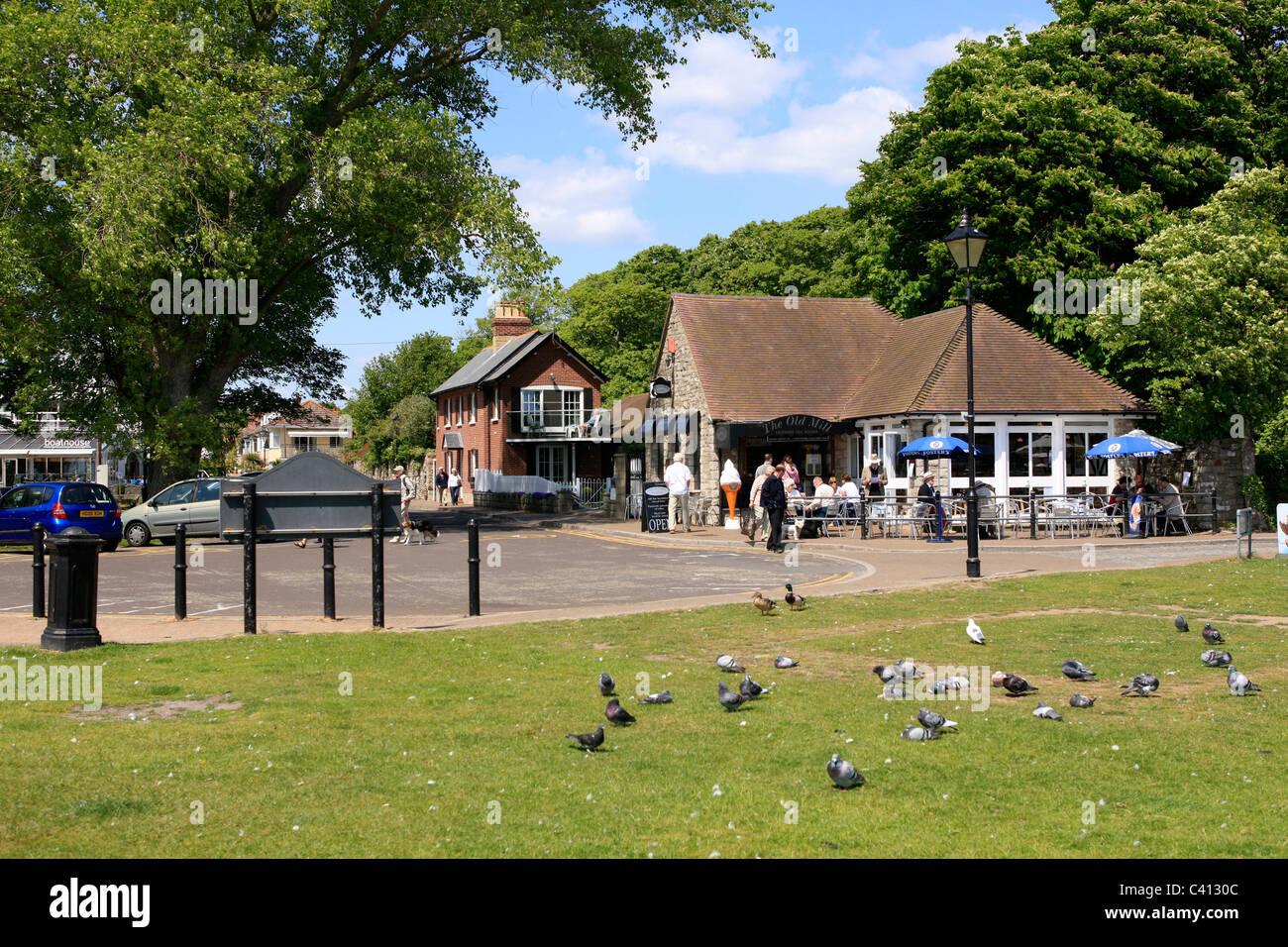 Christchurch Quayside Cafe Dorset Stock Photo - Alamy