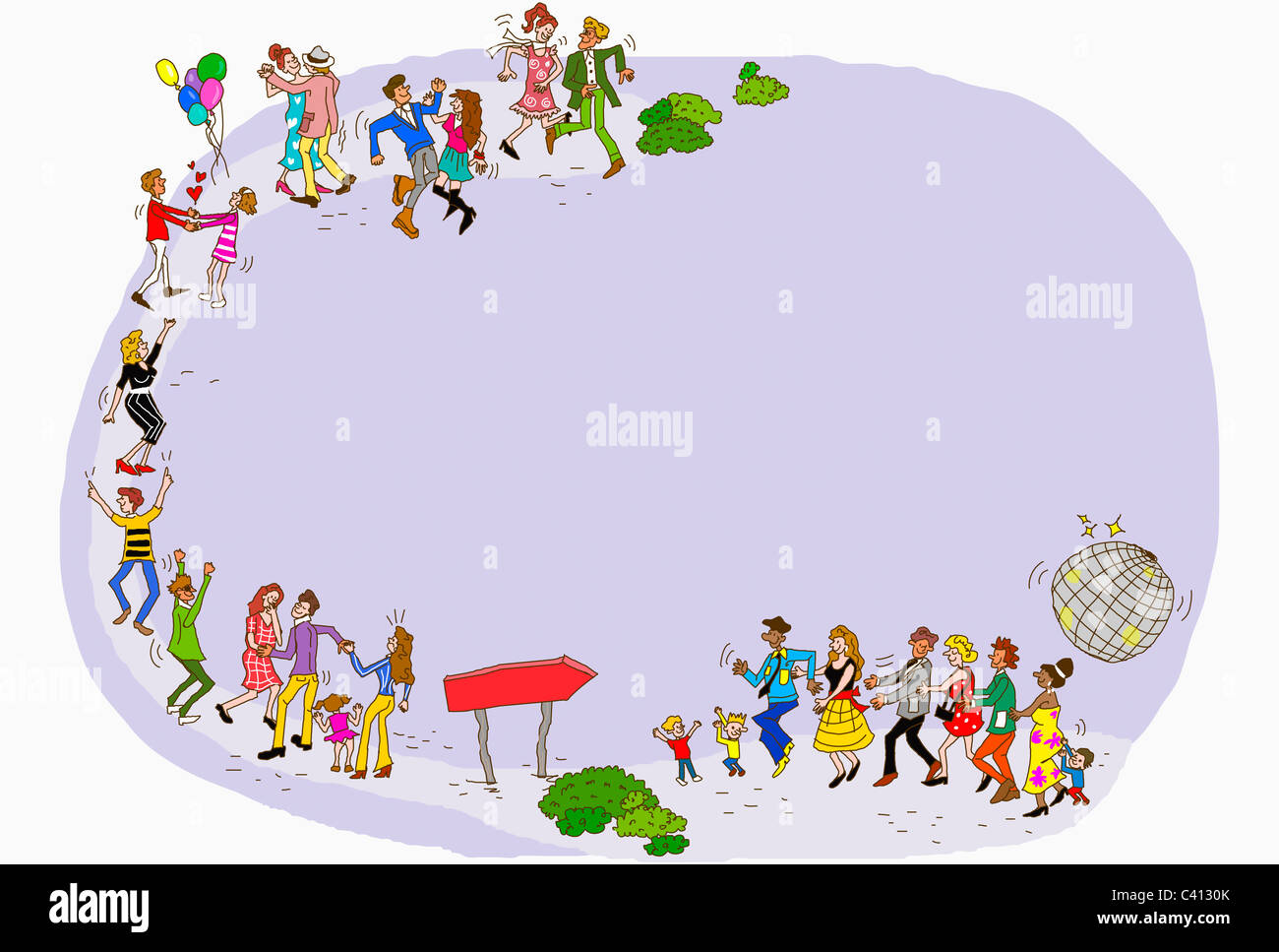 various generations and lifestyles Stock Photo - Alamy