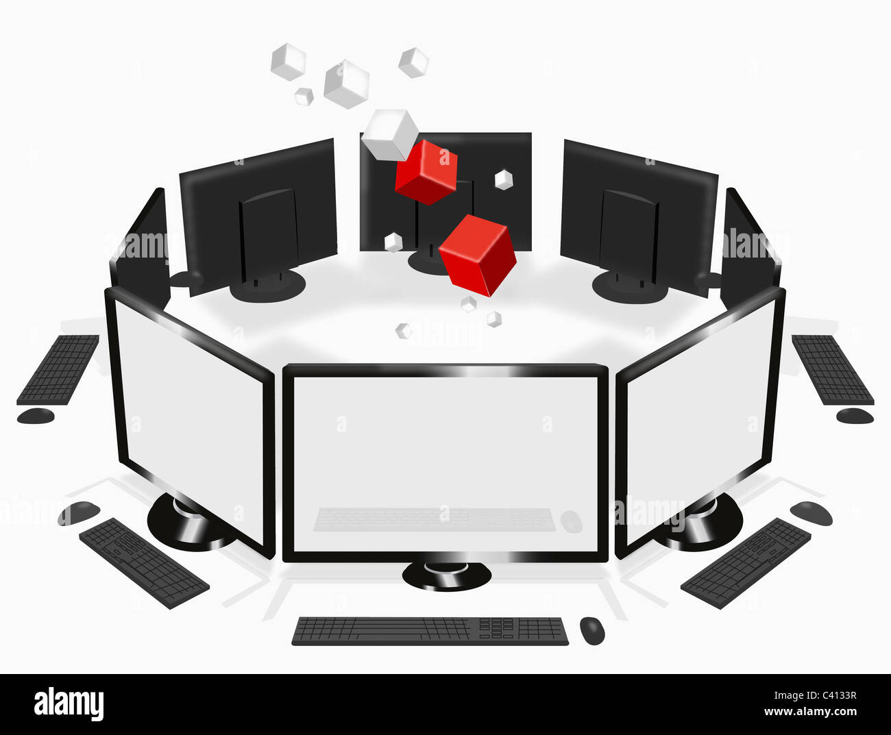 Pc computers computer objects hi-res stock photography and images - Alamy