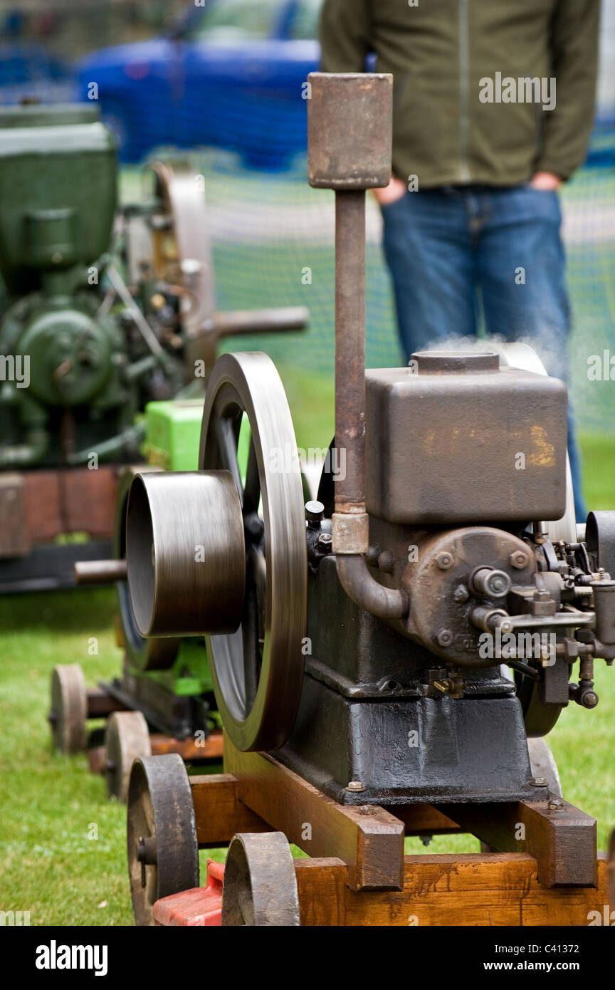 Static steam engines on display at a steam fair Stock Photo - Alamy