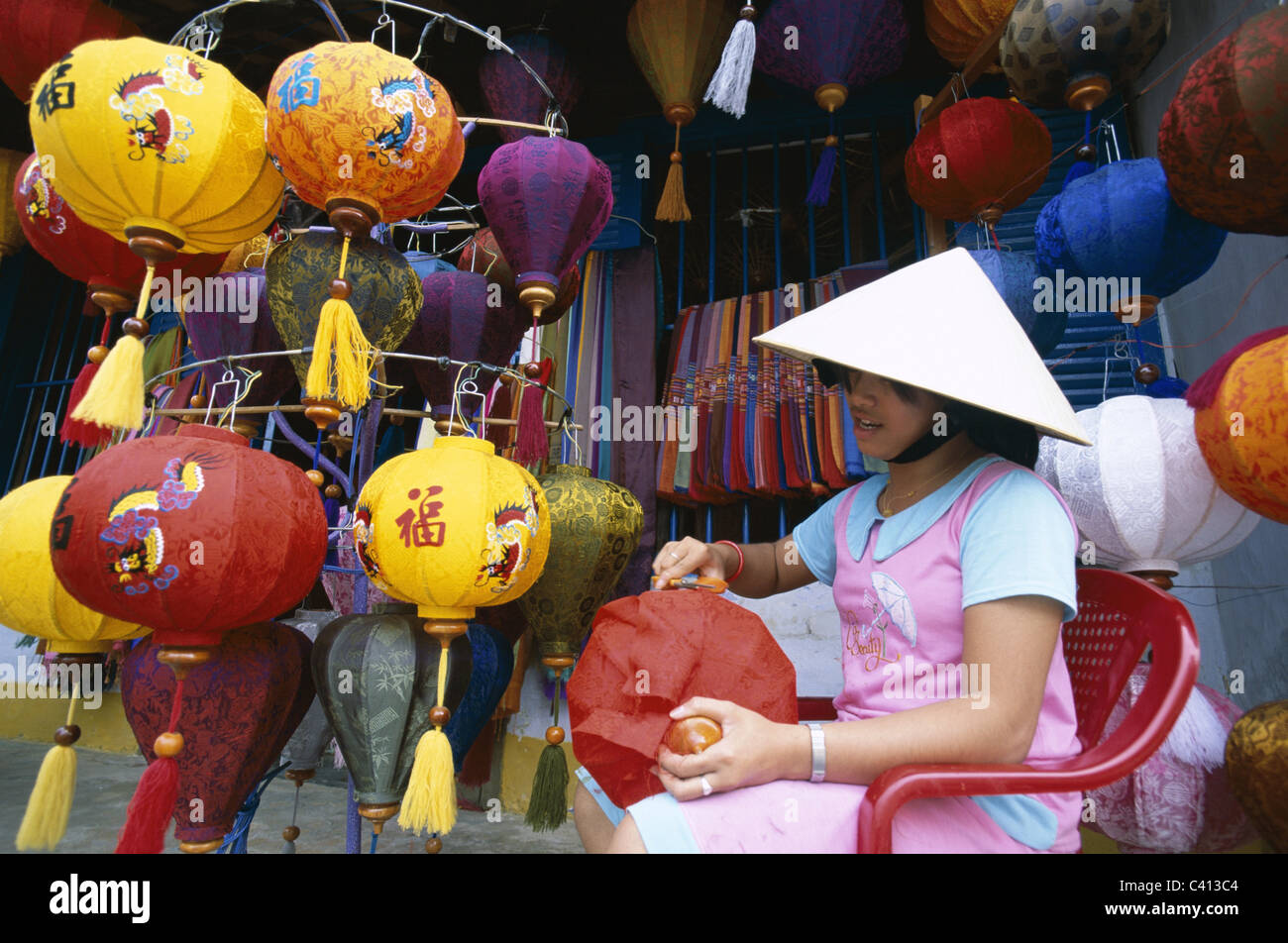 Asia, Girl, Heritage, Hoi an, Holiday, Landmark, Lantern, Lanterns ...