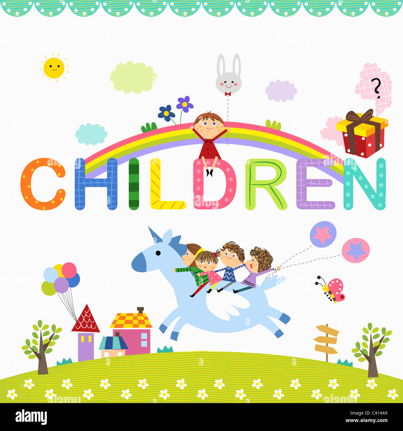 happy children enjoying their time Stock Photo - Alamy