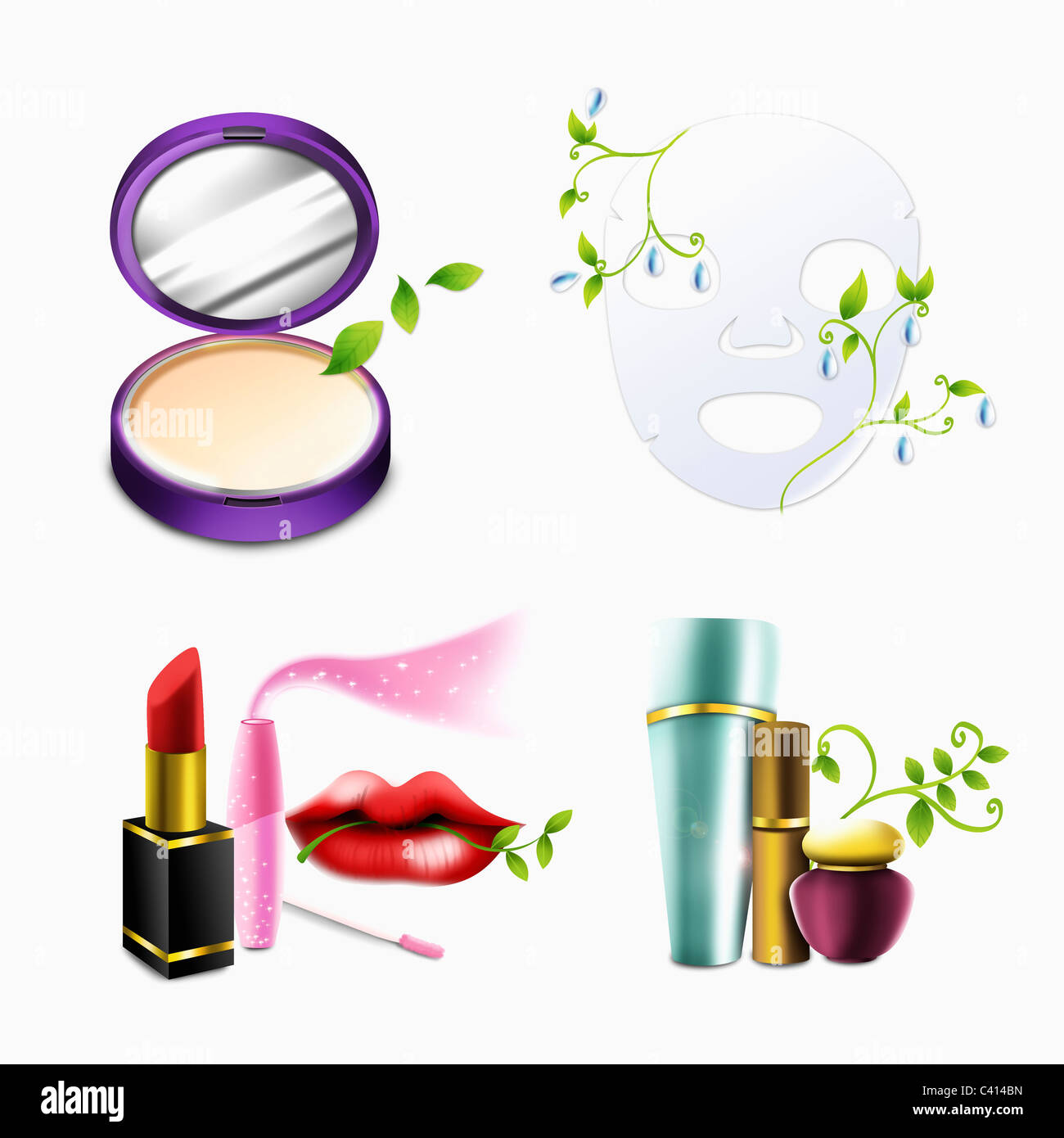 various types of cosmetics Stock Photo - Alamy
