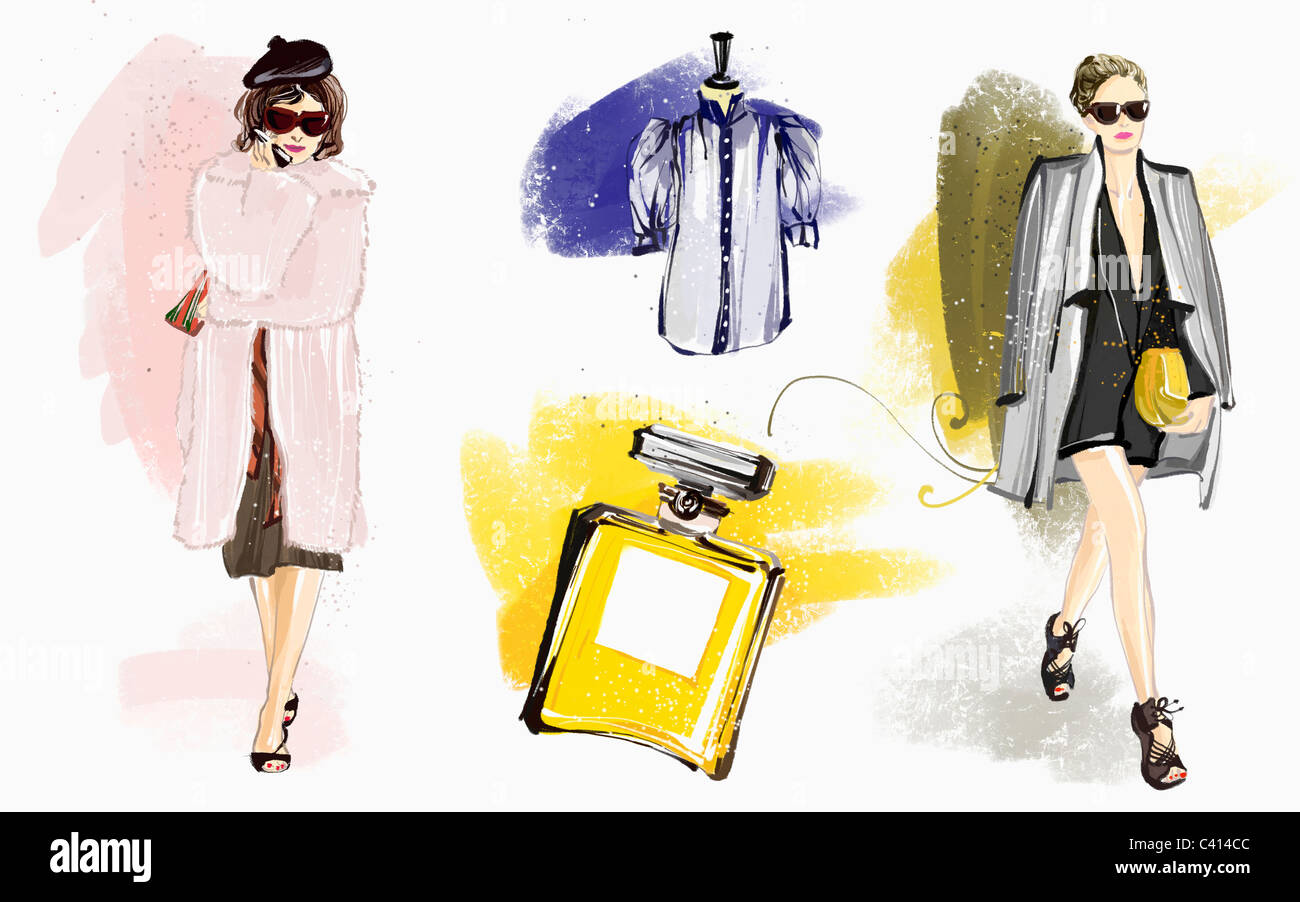 trendy fashion styles Stock Photo - Alamy