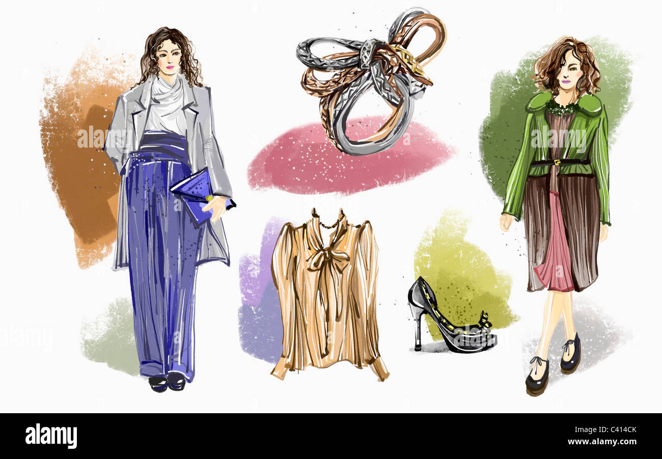 Model styles Cut Out Stock Images & Pictures - Alamy