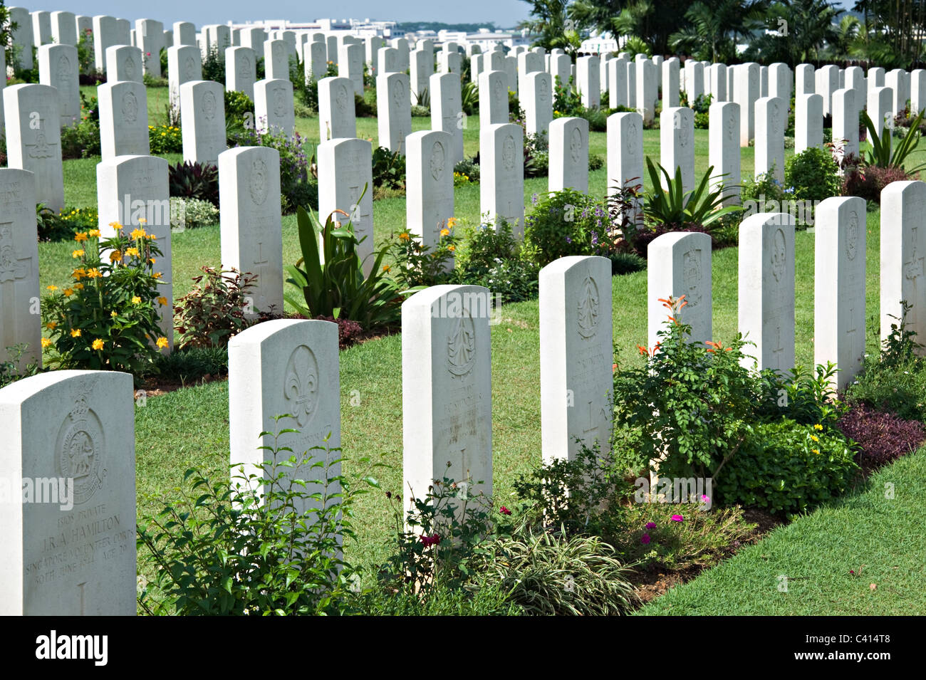 Singapore Memorial Kranji War Cemetery High Resolution Stock ...