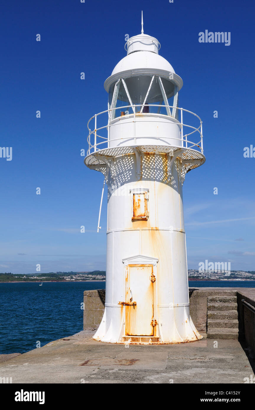 Brixham Lighthouse Brixham Harbour Devon England UK GB Stock Photo Alamy