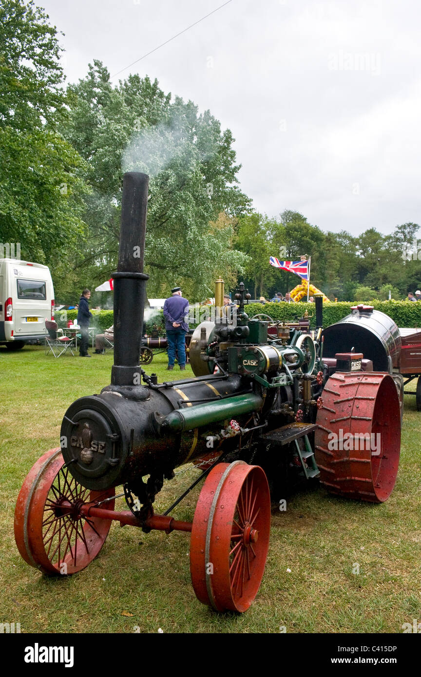 Miniature steam traction engines exhibited at a steam rally Stock Photo ...