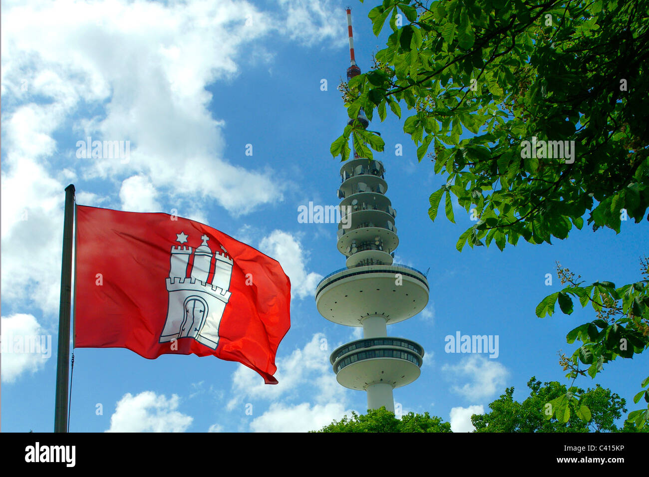 Hamburg flag hi-res stock photography and images - Alamy