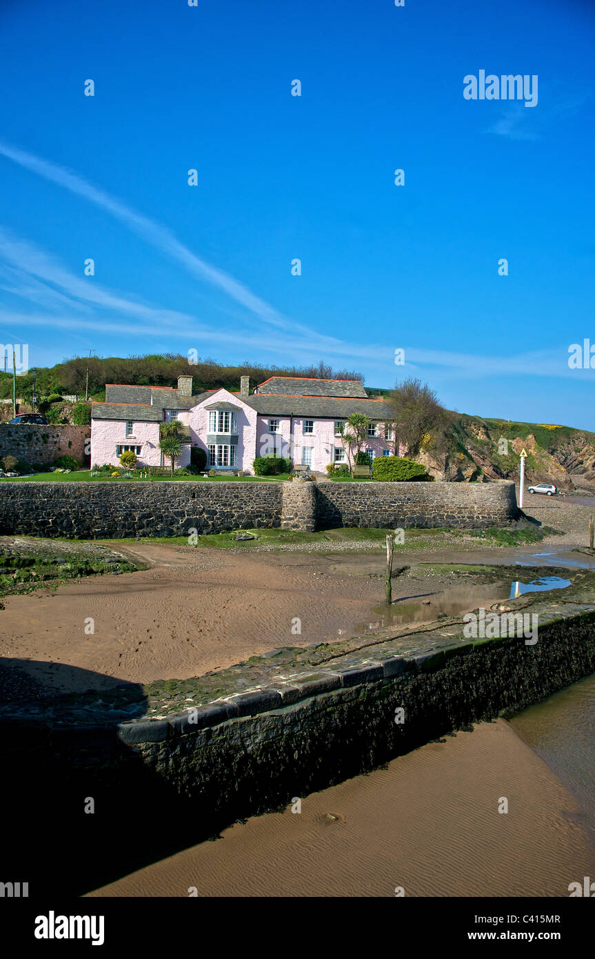 Bude Cornwall UK Canal Sea Lock Sealock Stock Photo - Alamy