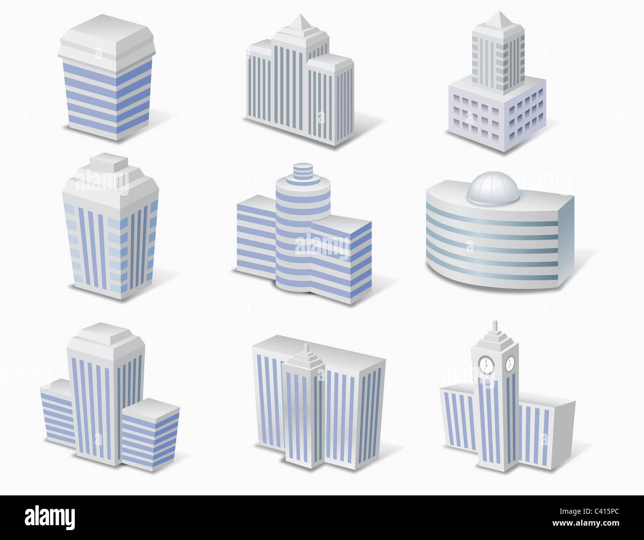 Various types residential buildings hi-res stock photography and images ...