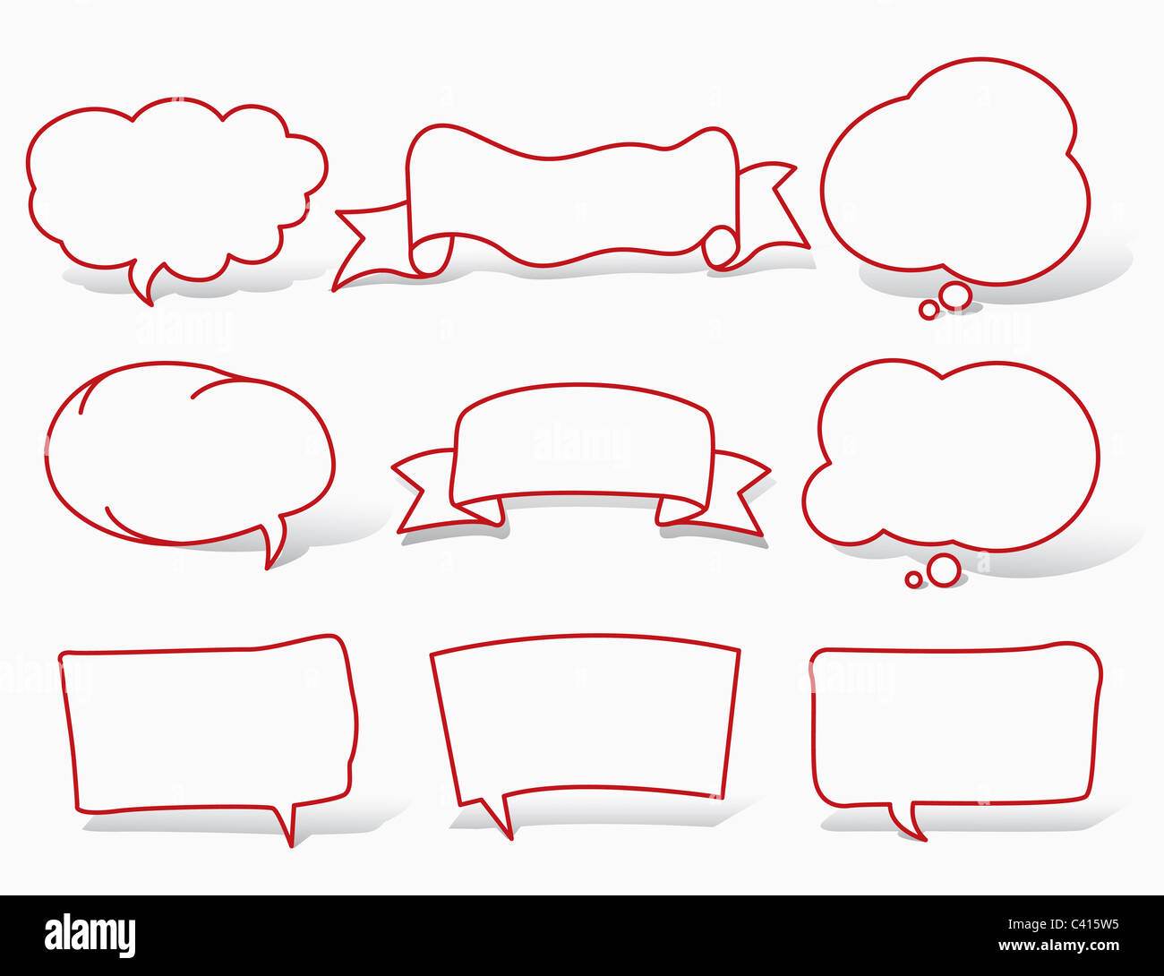 Speech bubble types hi-res stock photography and images - Alamy