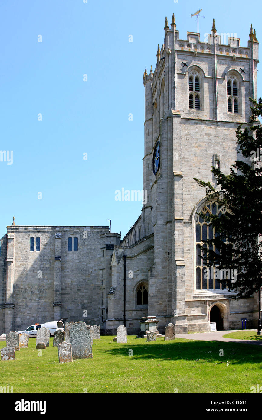 Christchurch Priory Dorset Stock Photo - Alamy