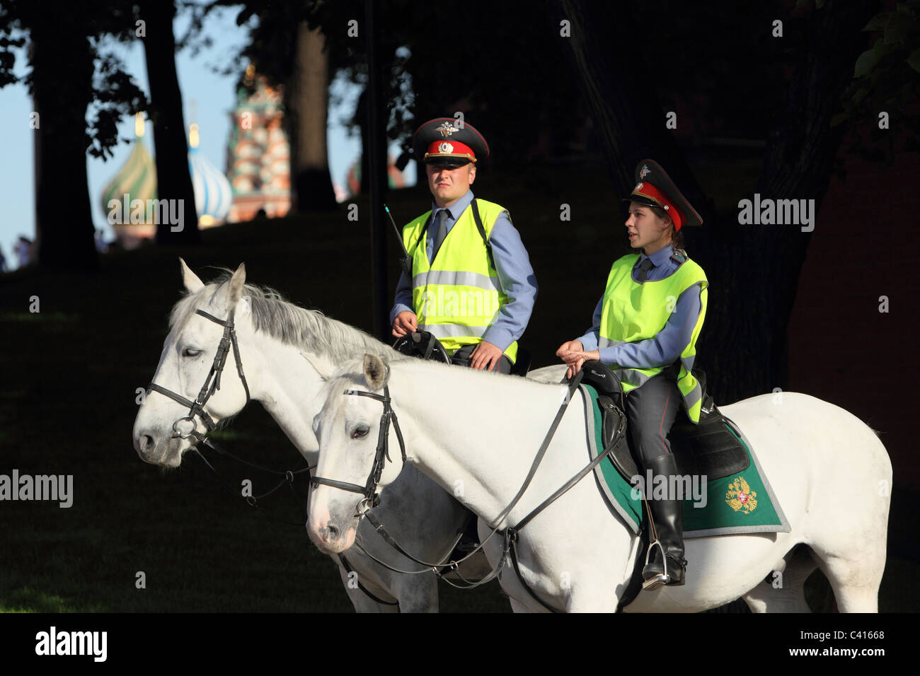 Moscow mounted police hi-res stock photography and images - Alamy