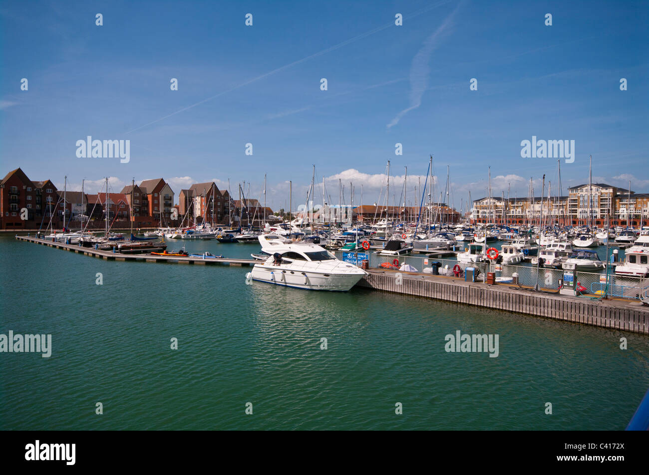 Sovereign Harbour Marina Eastbourne East Sussex England Stock Photo - Alamy
