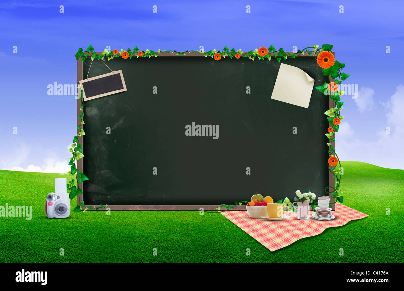 background frame in spring color Stock Photo - Alamy