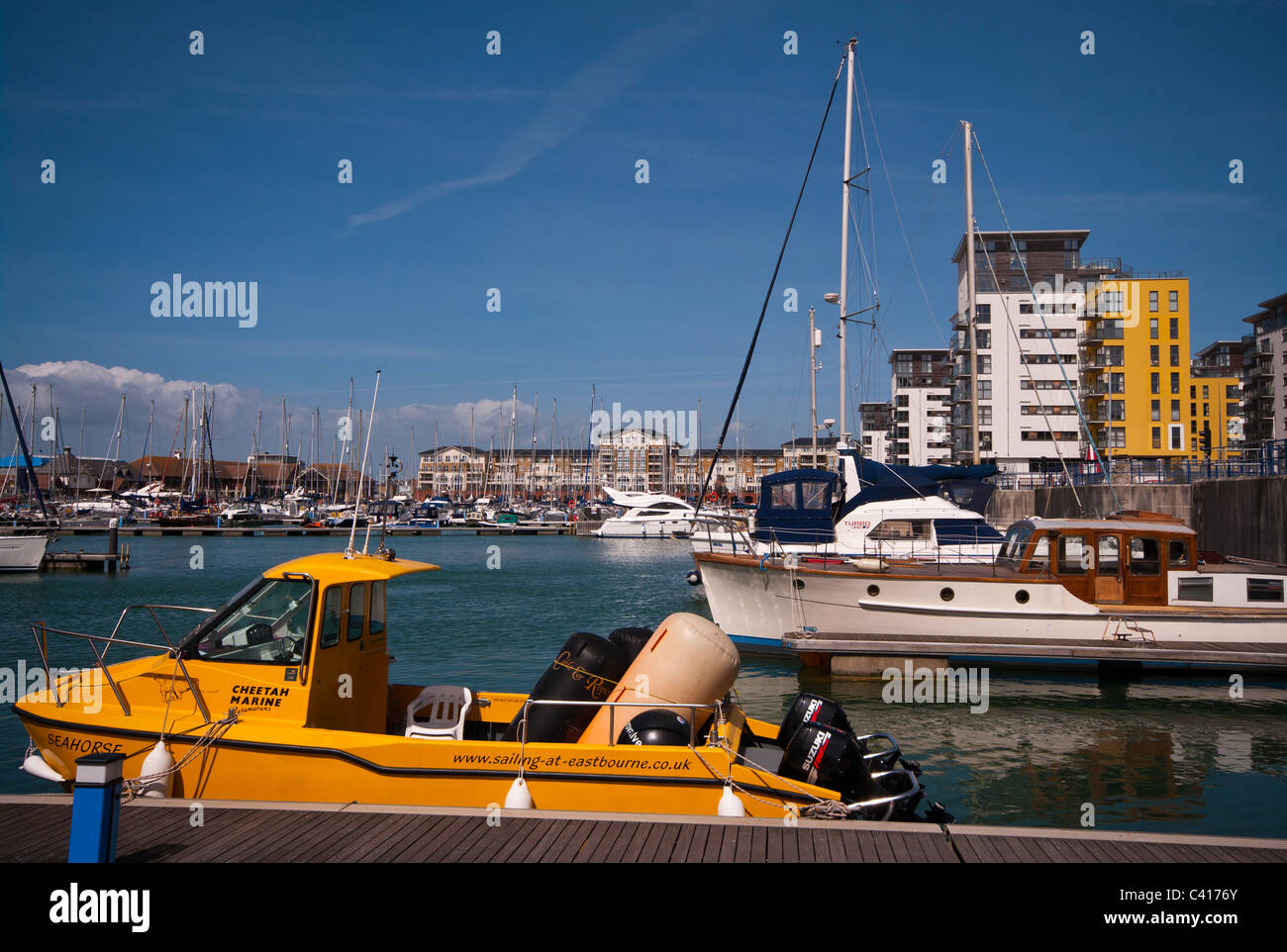 Sovereign Harbour Marina Eastbourne East Sussex England Stock Photo - Alamy