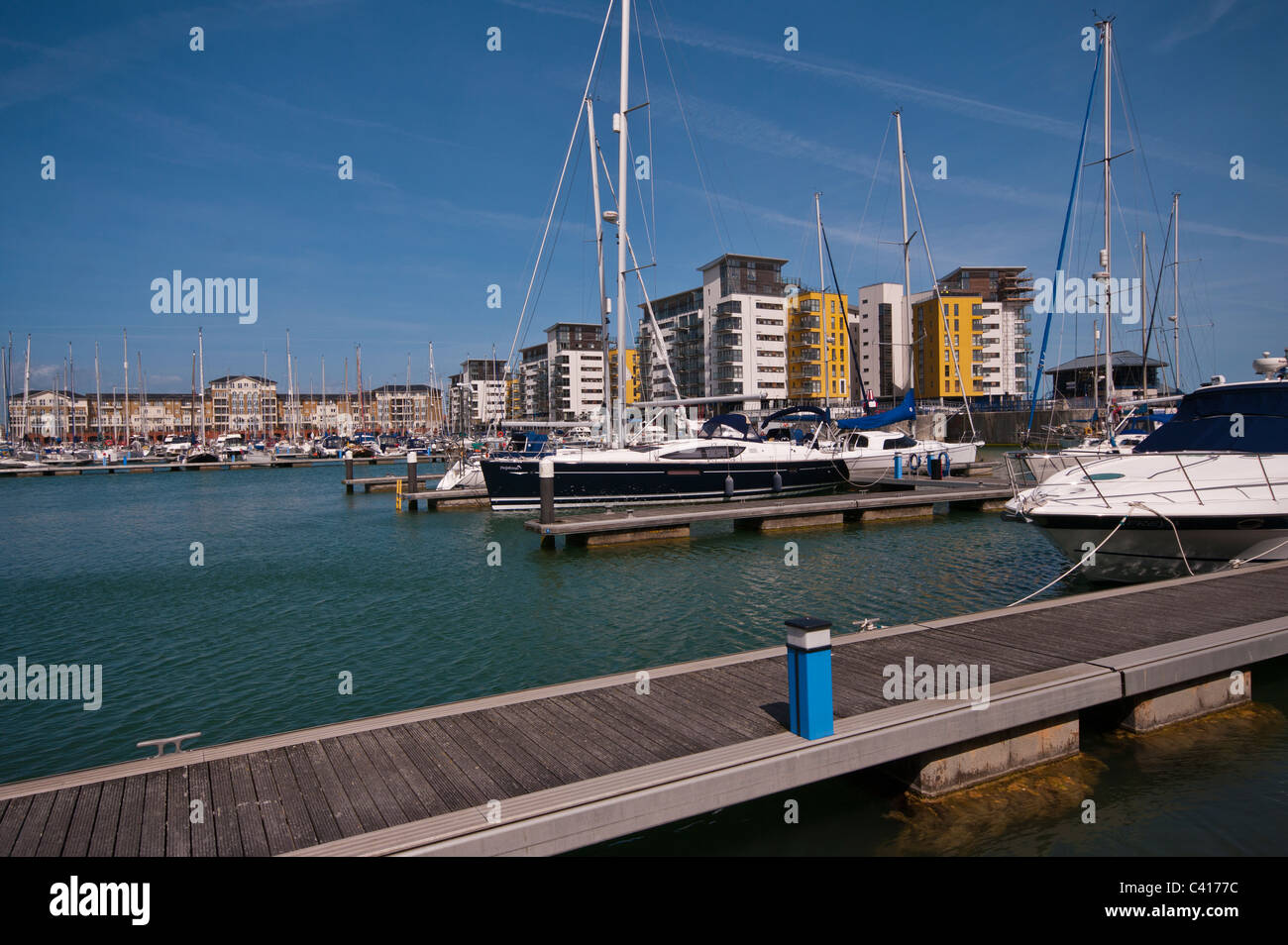 Sovereign Harbour Marina Eastbourne East Sussex England Stock Photo - Alamy