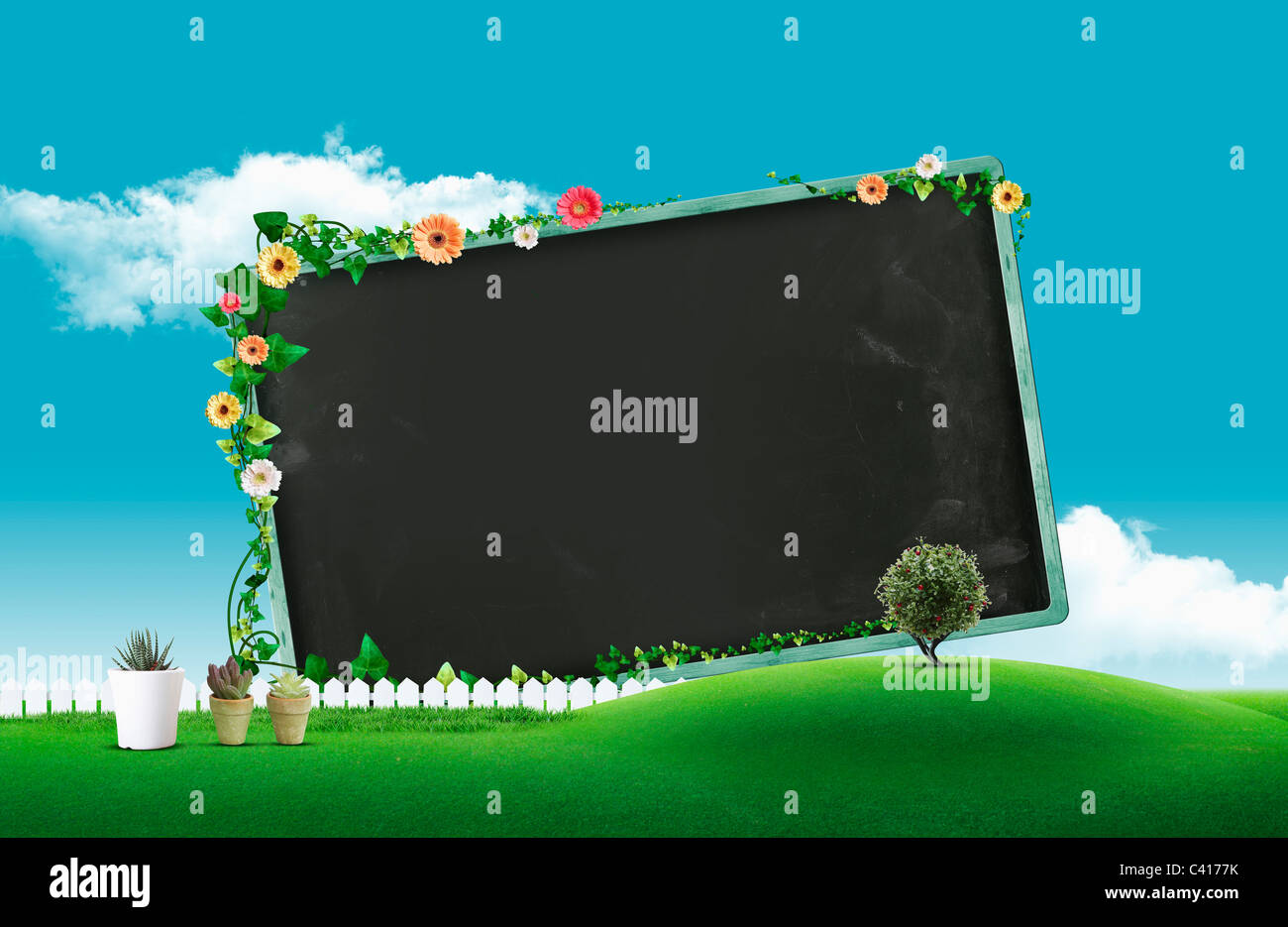 background frame in spring color Stock Photo - Alamy